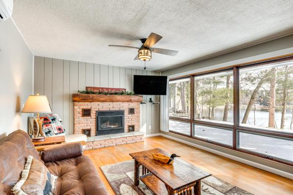 Eagle River Waterfront Home With Dock And Fire Pit! - Eagle River, WI