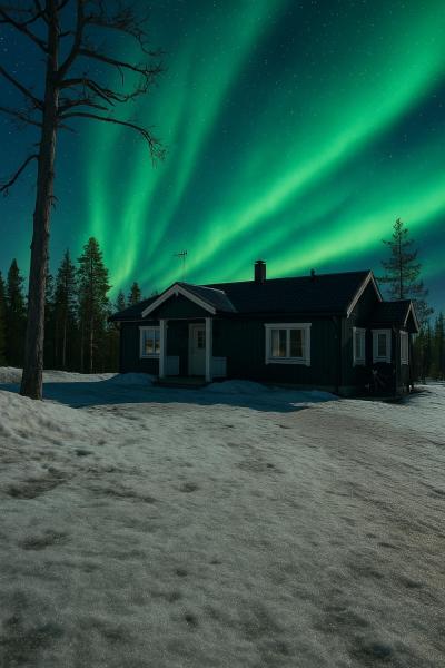 Honkamaja, Aavasaksa, Lappi, Lapland - Övertorneå