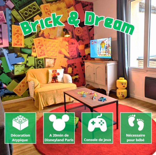 Brick And Dream - 20min Disneyland - Familly - Parking - Le Parc des Félins - Lumigny