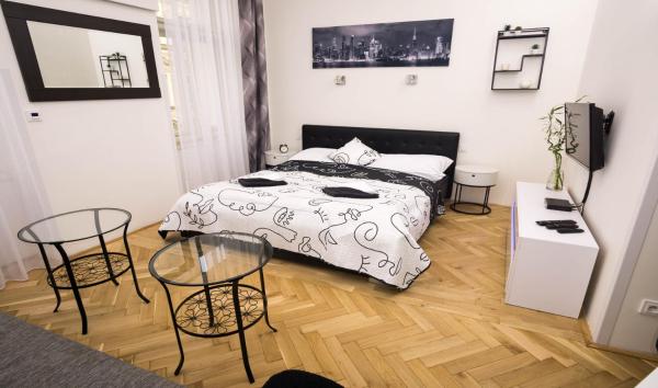 Black & White Apartment Prague By Wenceslas Square And Muzeum - Praga