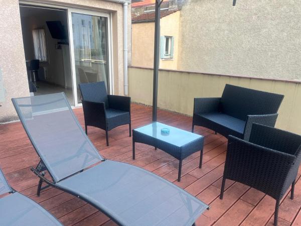 Rare En Centre Ville, Studio Climatisé Avec Terrasse Xxl - Tarbes