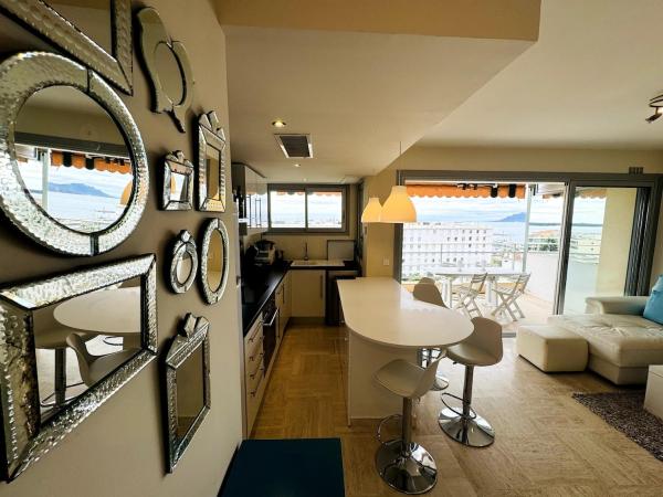 Seaview Retreat 1br With Terrace - Vallauris