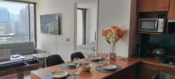 Lindo Depto Vista A La Virgen Y Al Costanera Center - Metro Manuel Montt - Providencia, Chile