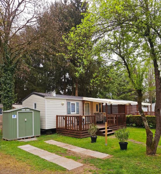 Mobil Home Au Camping Le Ried Boofzheim En Alsace - Alsace