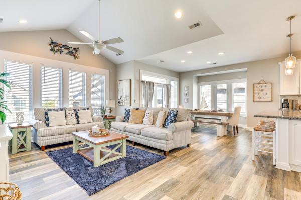 Surf City House About 400 Ft Walk To Beach With Decks! - Topsail Beach, NC