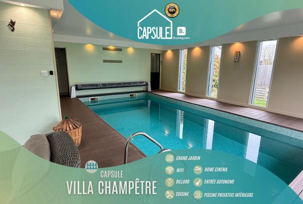 Capsule Villa Champêtre Piscine Billard - Maubeuge