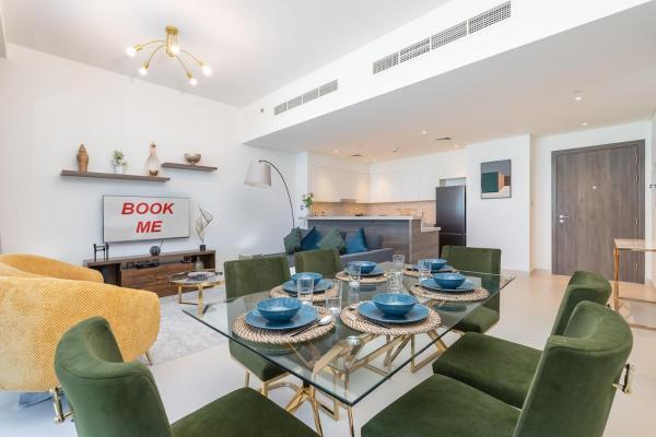 Free Housekeeping Visits During Your Stay - Stayshort - Bright & Elegant 2br In Creek Harbour - Sharjah