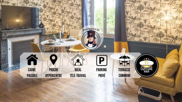 Bonappart 12 - Charme Napoléonien & Confort - Troyes