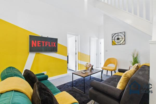 West House 4-bed Perfect For Contractors, Groups And Families - Birmingham