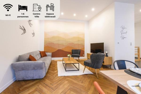 Souplex Chic Et Cosy Familles Et Pros, Roanne - Ibis Budget Roanne Hôtel