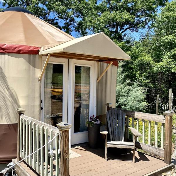 Mill Spring Glamping Yurt Near Asheville, North Carolina - Lake Lure, NC