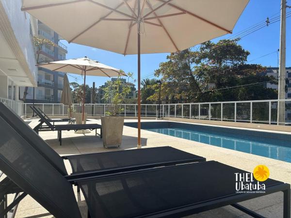 Apto Com Sacada Gourmet E Piscina Climatizada Pg - Ubatuba