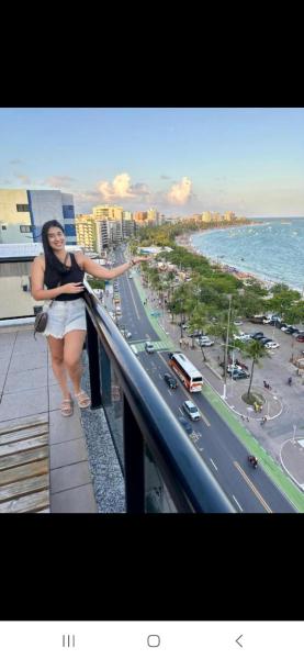 2 Suites Vista Mar, Varanda Frontal Beira Mar - Maceió