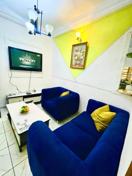 Studio B2 Fustel City Bonamoussadi Santa Lucia,wifi, Chaines Tv, Gardien - Douala