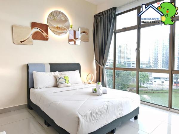 Studio Lake View At Palazio Mount Austin Ikea Aeon Free Netflix By Gdragon Homestay - Johor Bahru
