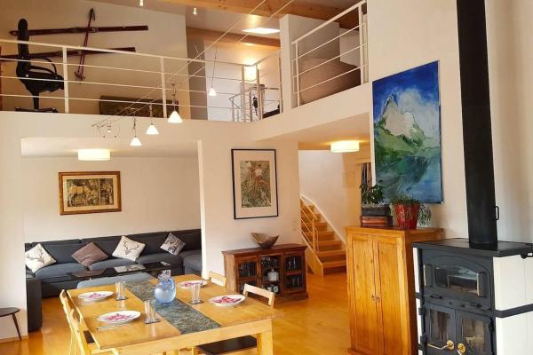 Spacious Open-plan And Peaceful Chalet In Salums - Flims