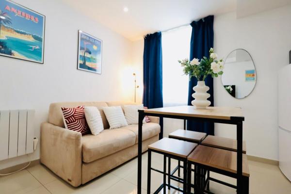 Les Palmiers Wilson - Apt 3 Pers - 500 M Beaches - Juan les Pins