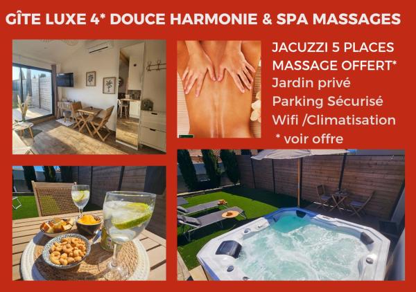 Amour - Gîte Luxe 4 éToiles -Douce Harmonie Massages & Spa 5 Places -Cocon Discret Insolite Sans Vis à Vis En Toute Sérénité - 5 Min Carcassonne - 카르카손