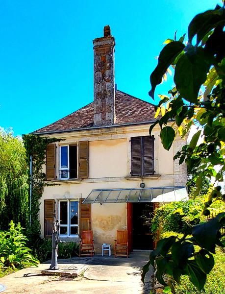 Le Moulin En Route Kamer Rose En Grijs, Badkamer En Suite - Sarthe