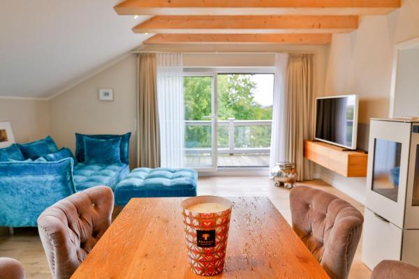 Ferienwohnung Weitblick Mit Großem Balkon, Sauna, Kaminofen - Sellin