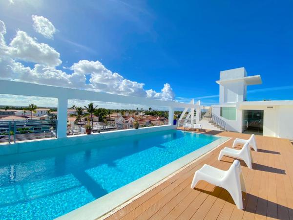 Caribbean Dream Suites With Rooftop Pool Playa Los Corales - Punta Cana