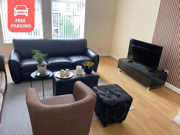 New Stylish Large 1-bed Apartment - Close To Old Trafford & More - Scozia