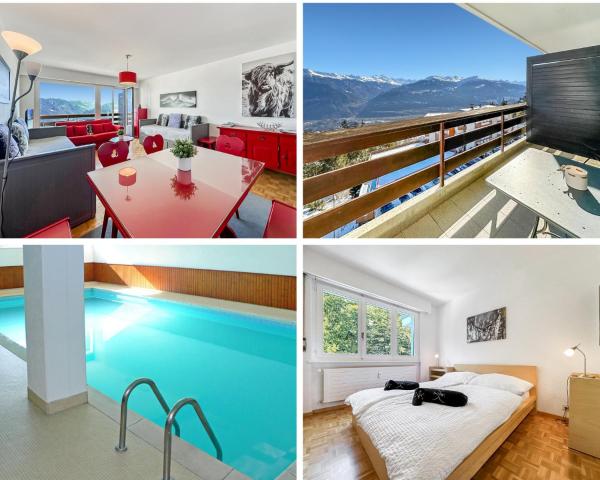 Pied-à-terre In Crans-montana, Pool And View - Swiss Alps - Switzerland