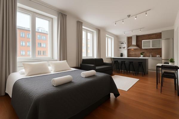 City Home Finland Ratina - Spacious Studio With Own Sauna And Great Location Next To Uros Live Arena - タンペレ