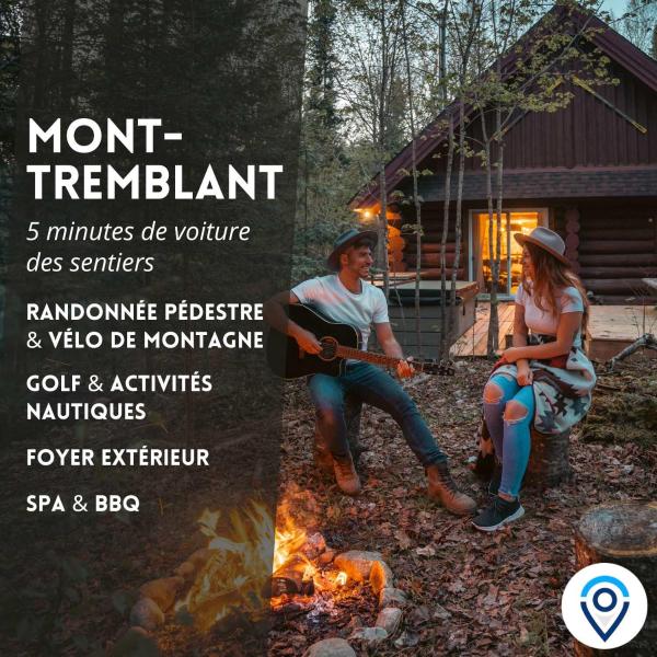 Cozy Log Cabin With Spa - 3 Min Of Tremblant - Mont-Tremblant