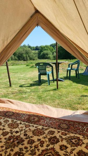 Bell Tent One Of Three To Rent Fully Equipped Private Equipped Kitchen Tents Too - Vire