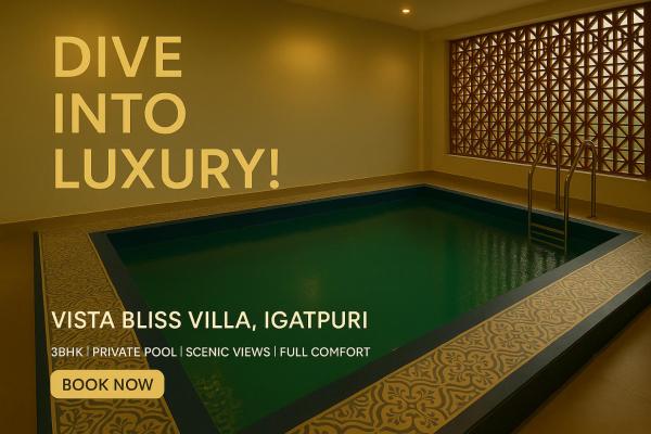 Vista Bliss 3bhk Villa With Private Pool - Igatpuri