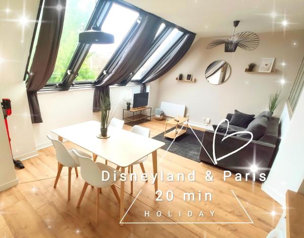 Disneyland - Paris 20 Min - Parking - 6 Personnes - Pontault-Combault