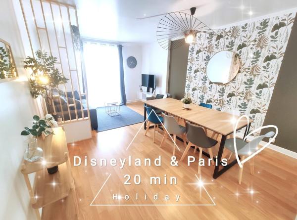 Disneyland - Paris 15 Min - Parking - 8 Personnes - Pontault-Combault
