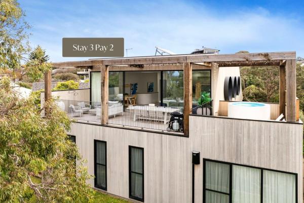 Santorini Blue Sorrento With Heated Spa And Stunning Views - Sorrento