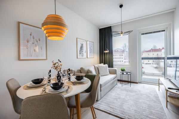 Stylish Novel Apartments In Lapland - Sauna & Balcony - Rovaniemi
