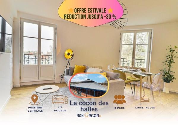 Le Cocon Des Halles * Ideal Couple Ou Solo * Wifi * ÉLégance * Pieds Des Halles - Troyes