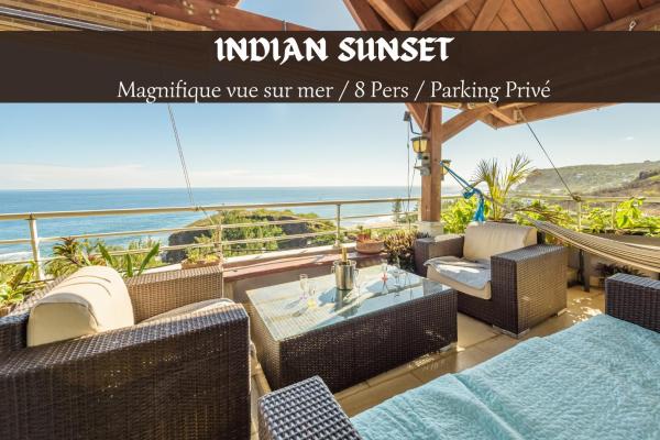 Indian Sunset - Vue Mer & Piscine Privée - Wiskeys - Saint-Gilles les Bains