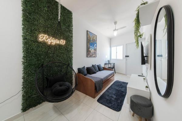 Casa Nova 5 Min Do Mar Com 2 Dormi, Churras E Vaga - Praia Grande