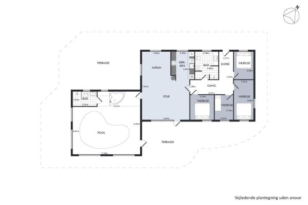 Nice Home In Ebeltoft With 4 Bedrooms, Swimming Pool And Wifi - Denmark