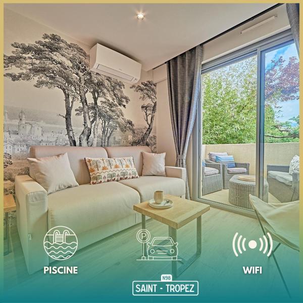 L'escale-appartement Saint-tropez-4 Personnes- Piscine-garage - Saint-Tropez