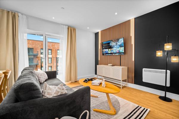 Stylish Two Bedroom Apartment - City Centre - Two Bathrooms - Balcony - Fast Wifi 405sw - Birmingham