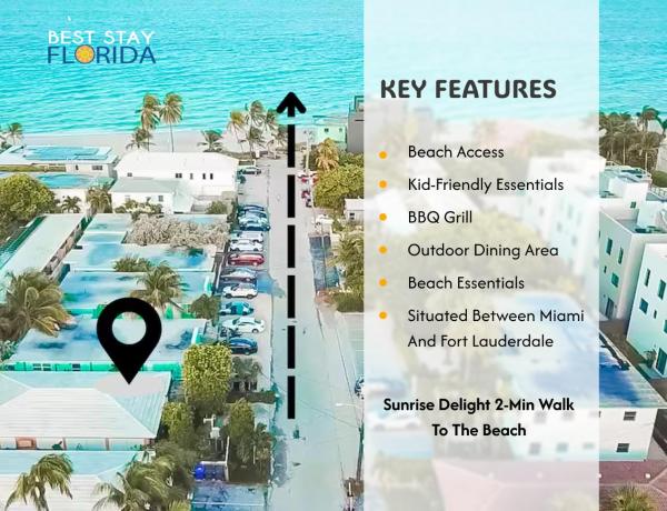 Beachside Retreat 2 Min Walk To Beach Parking - Hollywood, FL