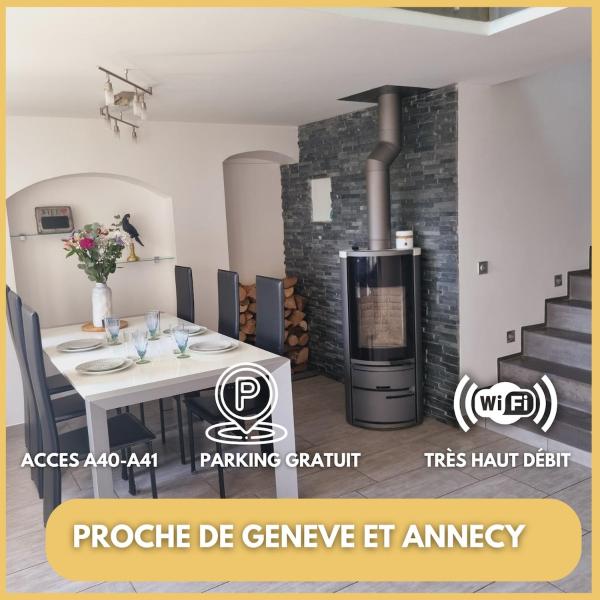 Le Beau-mont Triplex Moderne Lit King Size Proche Geneve - Saint-Julien-en-Genevois