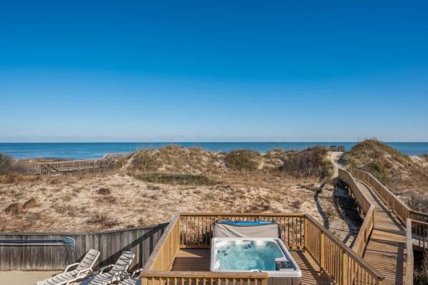 Beachfront Bliss With Pool & Hot Tub - Corolla, NC