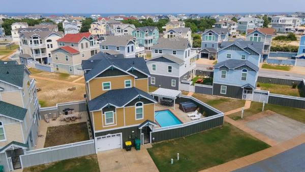 Dog Friendly Pool Hot Tub 8min Walk To Beach - Corolla, NC