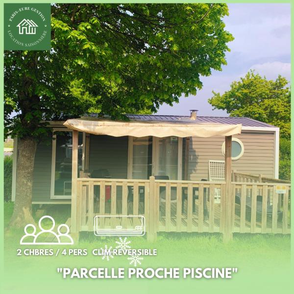H147-mobilhome Cosy 2 Chambres 4 Personnes Camping 5 éToiles - Villers-sur-Mer