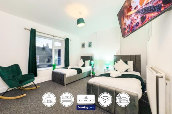 Bauhaus 4 Bedroom House By Altoluxoexperience Short Lets & Serviced Accommodation With Free Parking - ブリストル