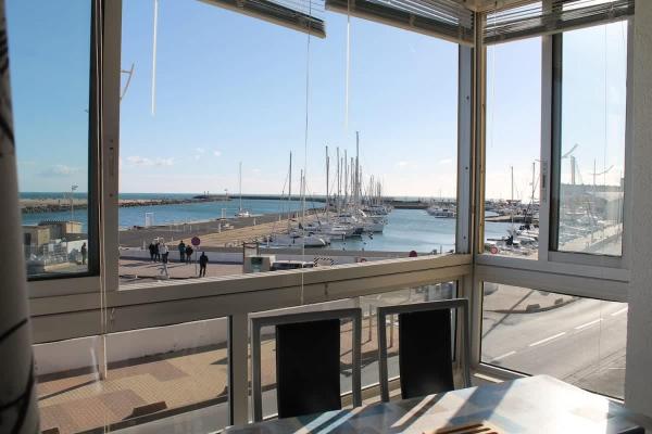 Studio Confortable Avec Vue Mer Et Port - Plage Portiragnes
