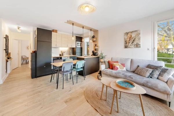 Côté Rivière, Appartement T2, Terrasse & Parking - Rennes