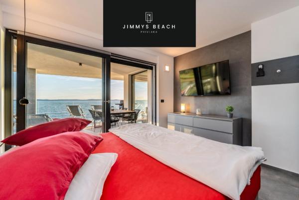 Jimmys Beach Privlaka Direkt Am Meer Und Beheiztem Pool - Privlaka